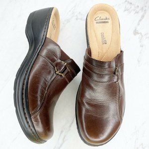 Clarks Shoes | Nl Leather Blue Mules | Poshmark